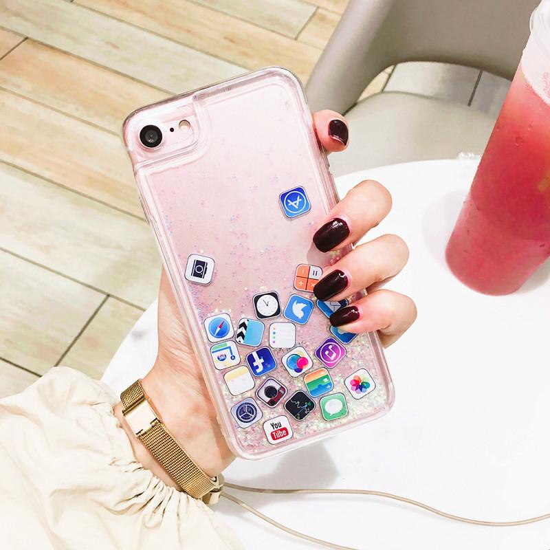 App Glitter Quicksand iPhone Case – Mermaid Case