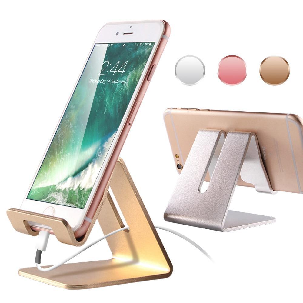 Aluminum Cell Phone Stand with Anti-Slip Base and Convenient Charging ...